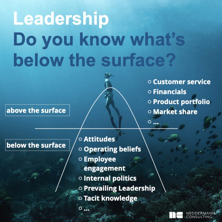 Do you know what’s below the surface? – Neddermann Consulting